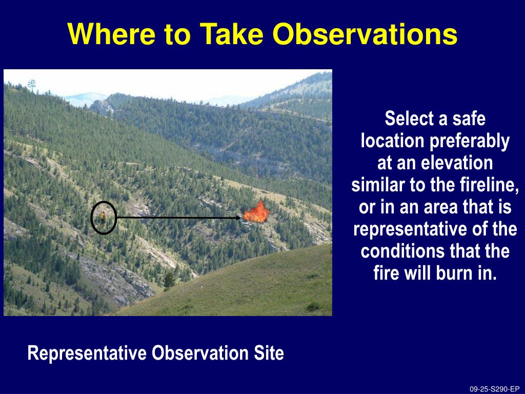 PPT - Selecting a Safe Observation Site for Fire Behavior Analysis ...