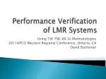 PPT - Verification of Performance Specifications PowerPoint ...