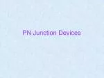 PPT - Semiconductor Devices Lecture 5, pn-Junction Diode PowerPoint ...