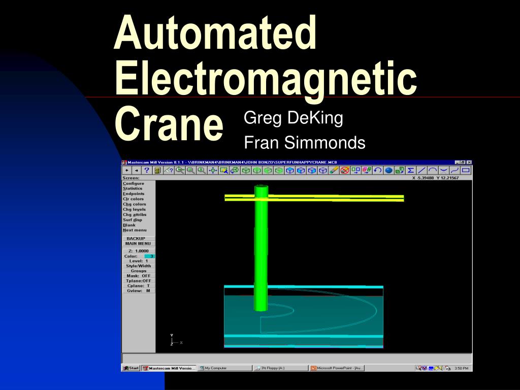 PPT - Automated Electromagnetic Crane PowerPoint Presentation, free ...
