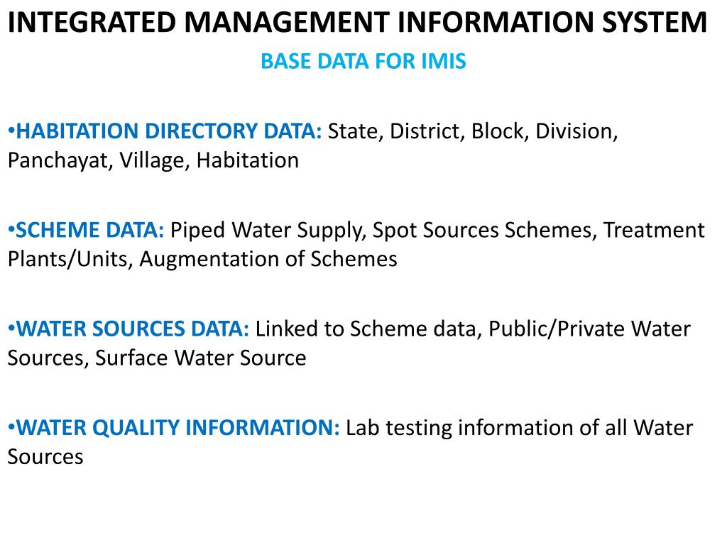 PPT - INTEGRATED MANAGEMENT INFORMATION SYSTEM PowerPoint Presentation ...