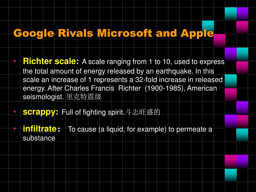 PPT - Google Rivals Microsoft and Apple PowerPoint Presentation, free ...