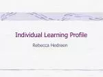 PPT - INDIVIDUAL LEARNING PowerPoint Presentation, free download - ID ...