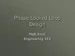 PPT - Phase Locked Loop Design PowerPoint Presentation, free download ...