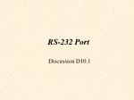 PPT - RS-232 Communications PowerPoint Presentation, free download - ID ...