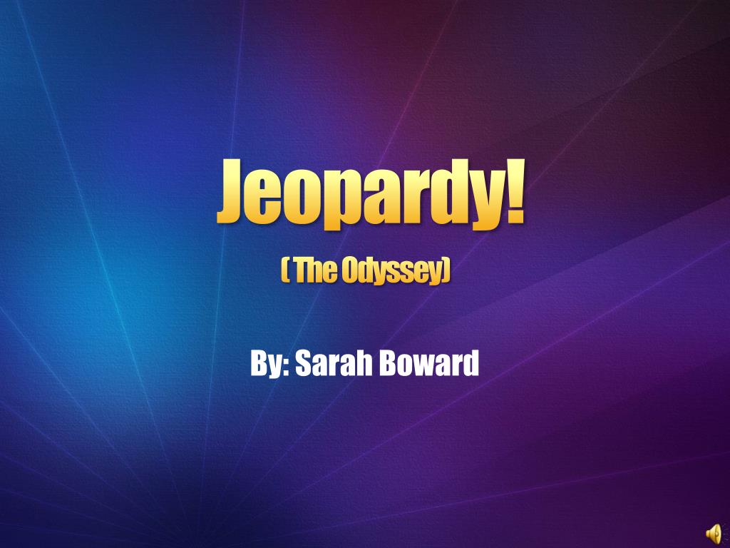 PPT - Jeopardy! ( The Odyssey) PowerPoint Presentation, free download ...