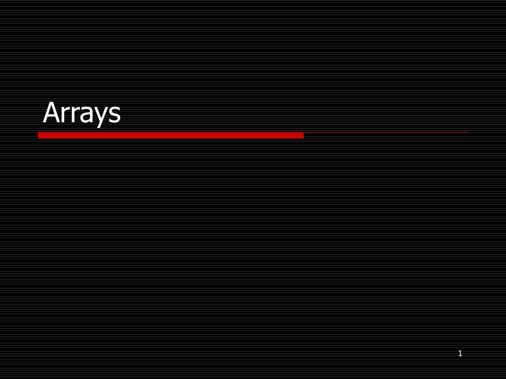 PPT - Java Array Basics for Programmers PowerPoint Presentation, free ...