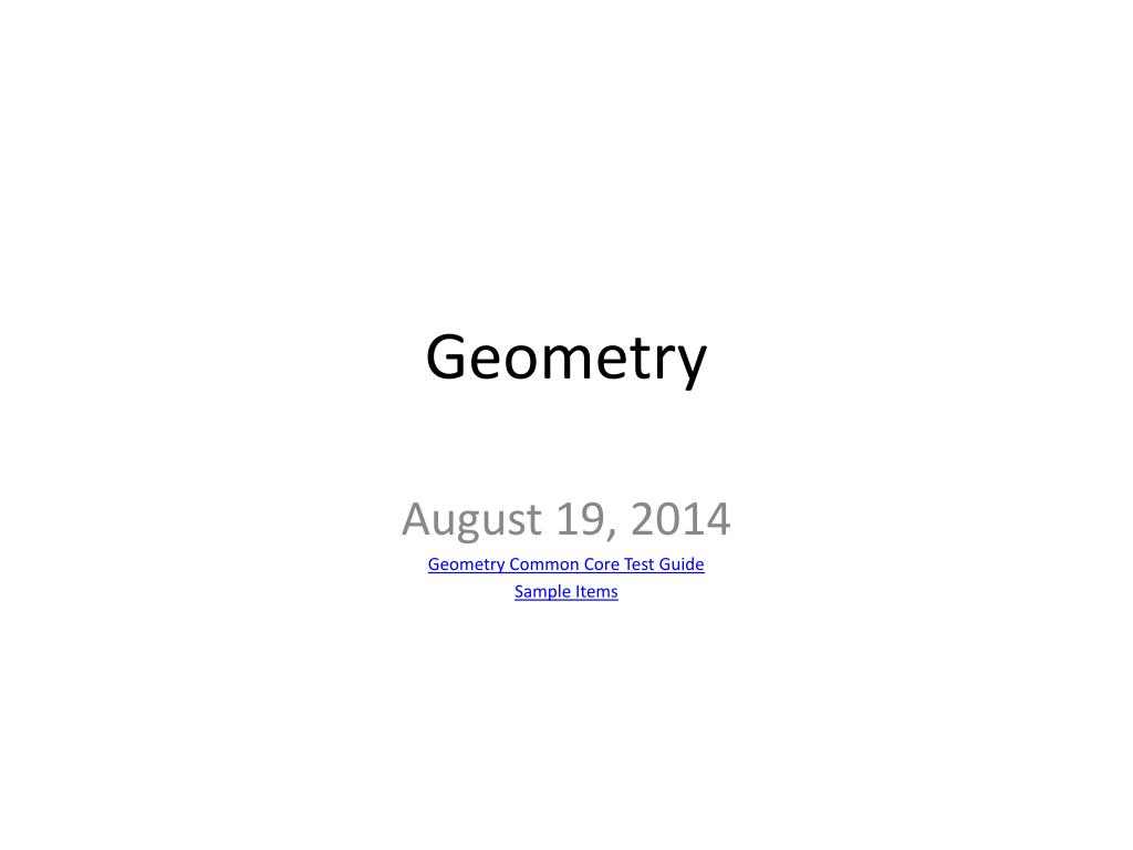 PPT - Geometry PowerPoint Presentation, free download - ID:6617178