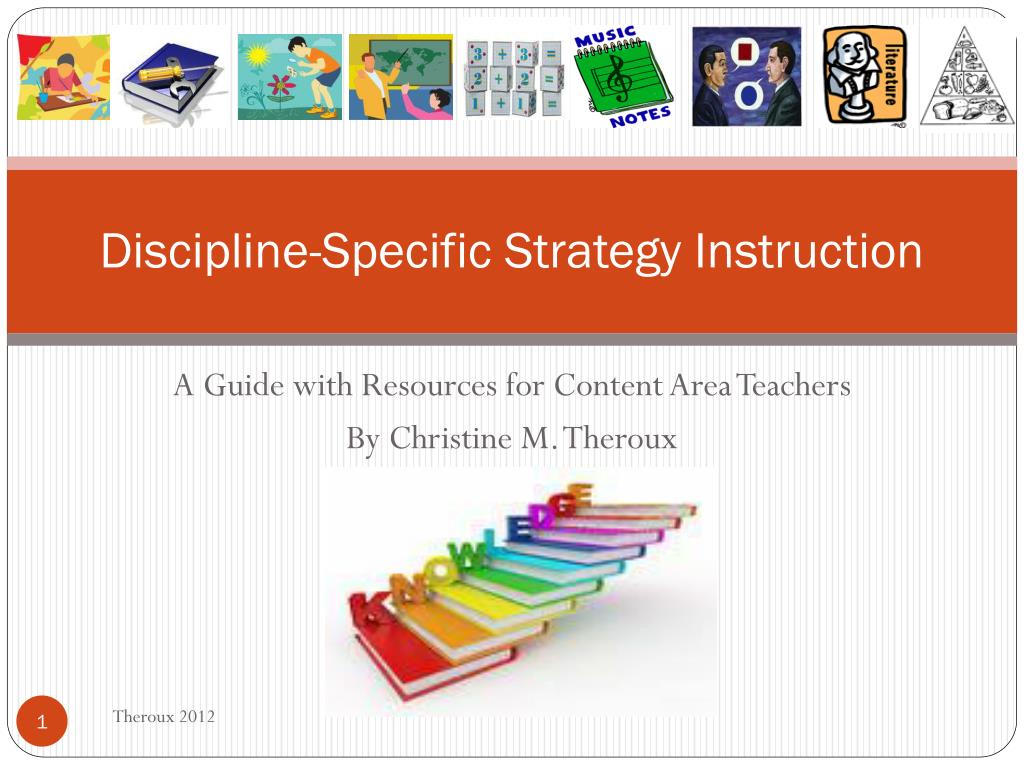 PPT - Discipline-Specific Strategy Instruction PowerPoint Presentation ...