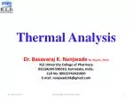 PPT - Thermal Analysis PowerPoint Presentation, free download - ID:3021653