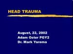 PPT - Head Trauma PowerPoint Presentation, free download - ID:3830728