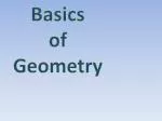 PPT - Basics of Geometry PowerPoint Presentation, free download - ID:241891