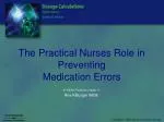 PPT - Preventing Dispensing Errors PowerPoint Presentation, free ...