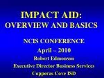 PPT - IMPACT AID: OVERVIEW AND BASICS PowerPoint Presentation, free ...