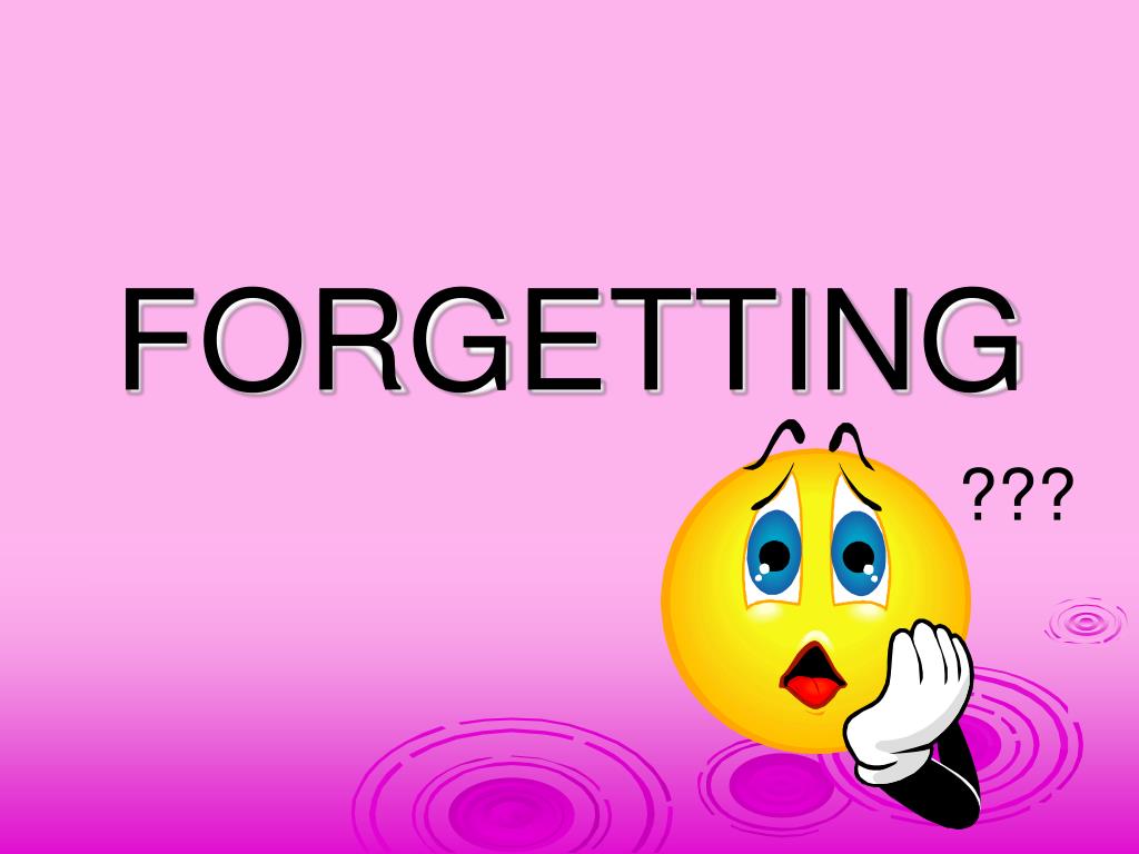 PPT - FORGETTING PowerPoint Presentation, free download - ID:6629328
