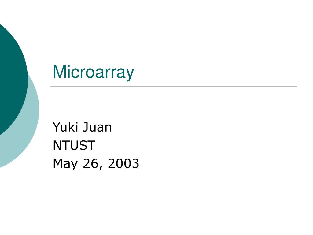 PPT - Microarray PowerPoint Presentation, free download - ID:6629535