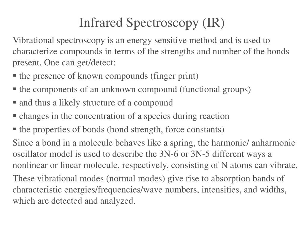 PPT - Infrared Spectroscopy (IR) PowerPoint Presentation, free download ...