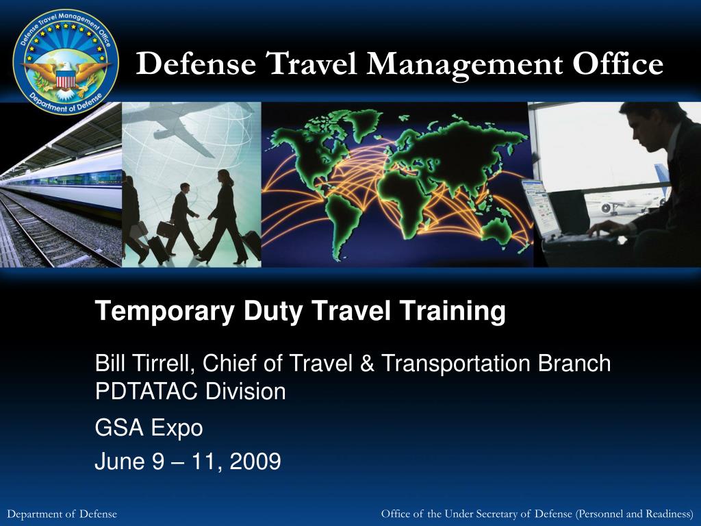 PPT - Understanding Travel Regulations for DoD Employees: JTR, JFTR ...