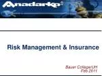 PPT - Insurance - Risk Management PowerPoint Presentation, free ...