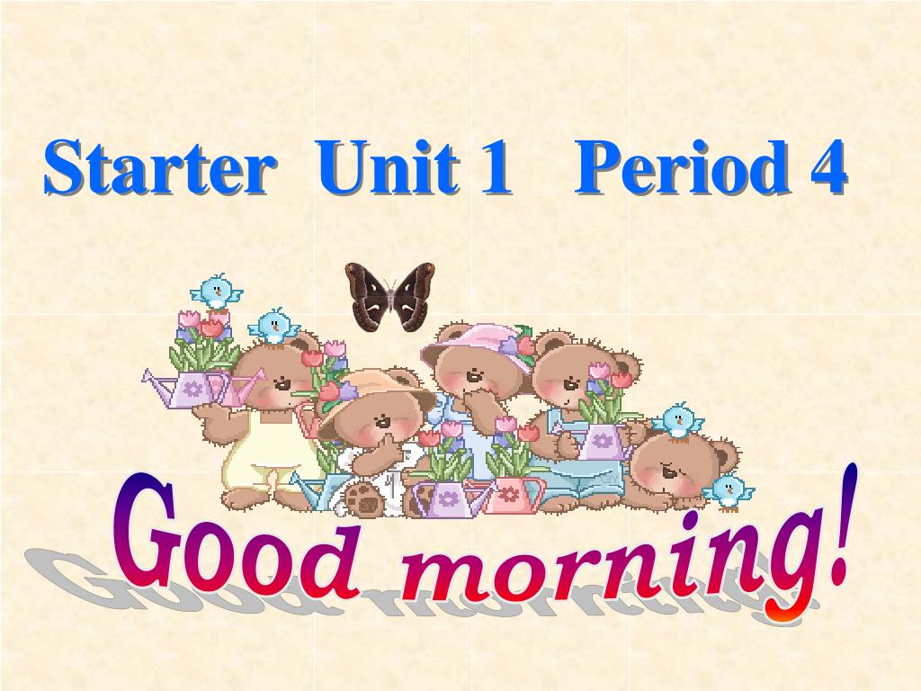 PPT - Good morning! PowerPoint Presentation, free download - ID:6632138