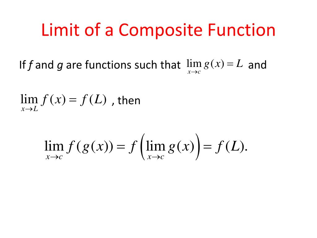 PPT - Limit of a Composite Function PowerPoint Presentation, free ...