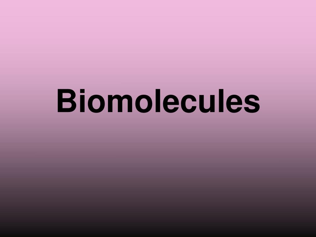 PPT - Biomolecules PowerPoint Presentation, free download - ID:6633939