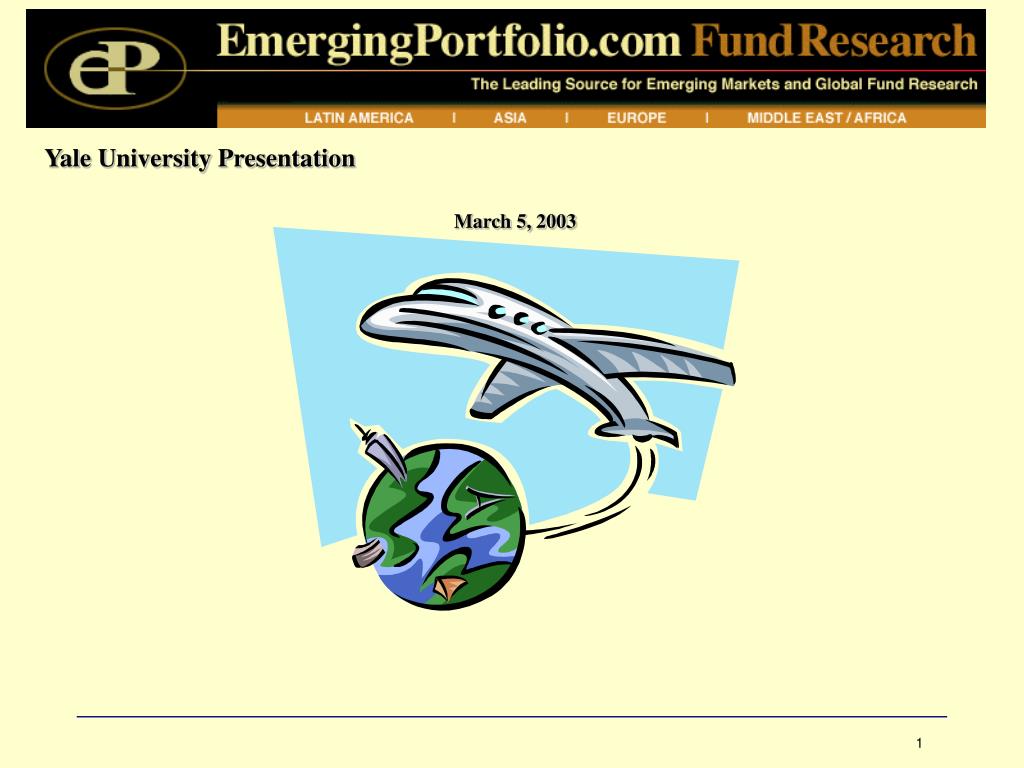 PPT - Yale University Presentation March 5, 2003 PowerPoint ...