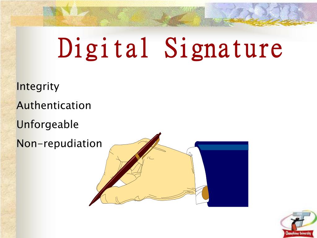 PPT - Digital Signature PowerPoint Presentation, free download - ID:6636520
