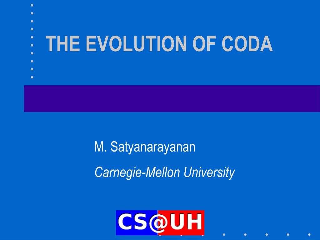 PPT - THE EVOLUTION OF CODA PowerPoint Presentation, free download - ID ...