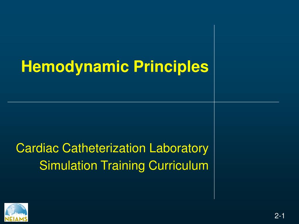 PPT - Hemodynamic Principles Cardiac Catheterization Laboratory ...