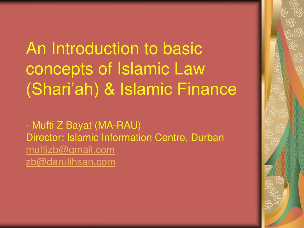 PPT - SCOPE OF ISLAMIC LAW PowerPoint Presentation, free download - ID ...