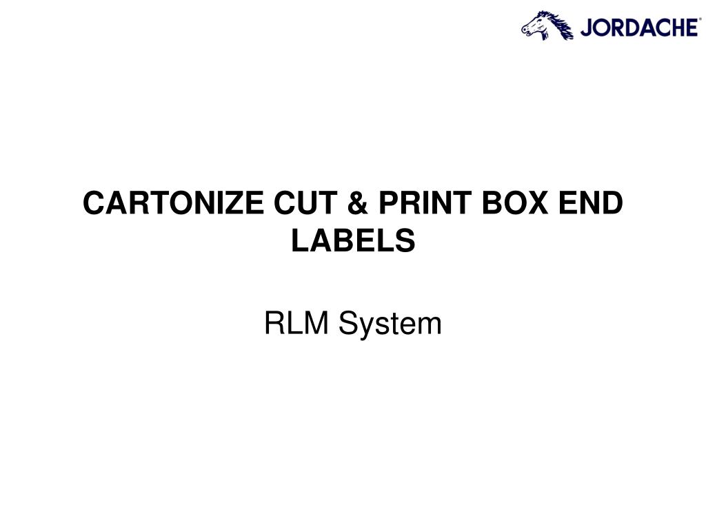 PPT - Box Label Printing System Training Program PowerPoint ...