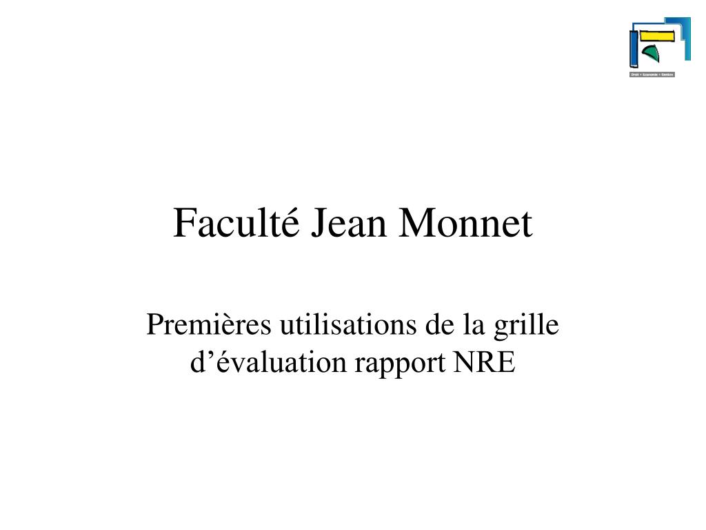 PPT - Faculté Jean Monnet PowerPoint Presentation, free download - ID ...