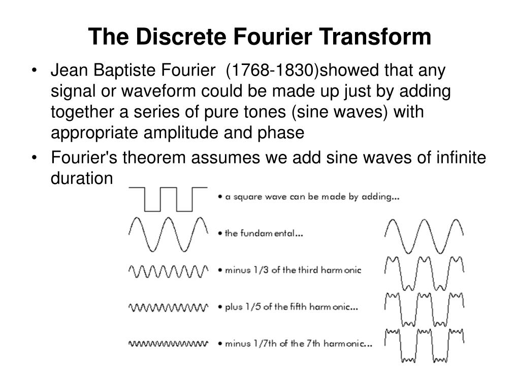PPT - The Discrete Fourier Transform PowerPoint Presentation, free ...