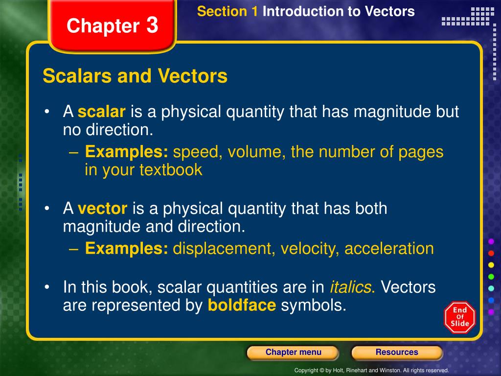 PPT - Understanding Scalars and Vectors: Fundamentals and Operations PowerPoint Presentation ...