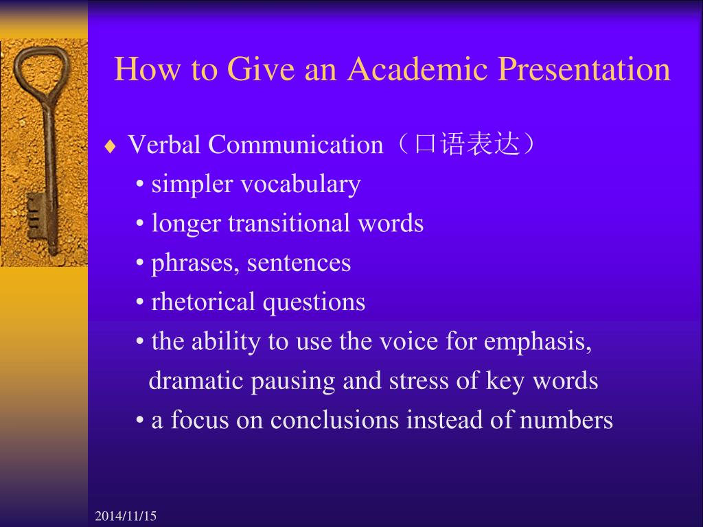 PPT - How to Give an Academic Presentation PowerPoint Presentation ...