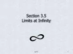 PPT - Limits and Limits at infinity PowerPoint Presentation, free download - ID:2708024