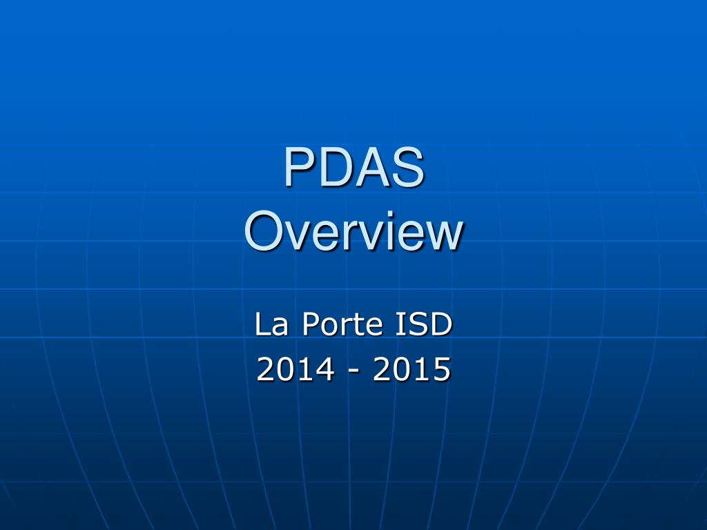PPT - PDAS Overview PowerPoint Presentation, free download - ID:6644481