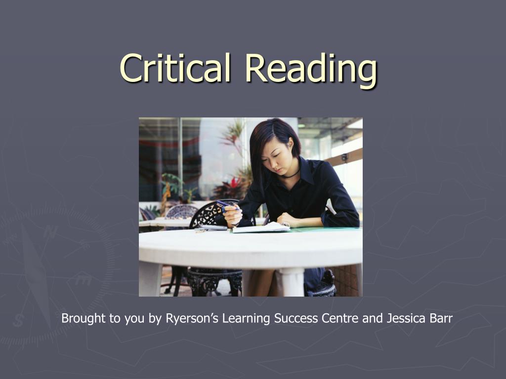 PPT - Critical Reading PowerPoint Presentation, free download - ID:6644548