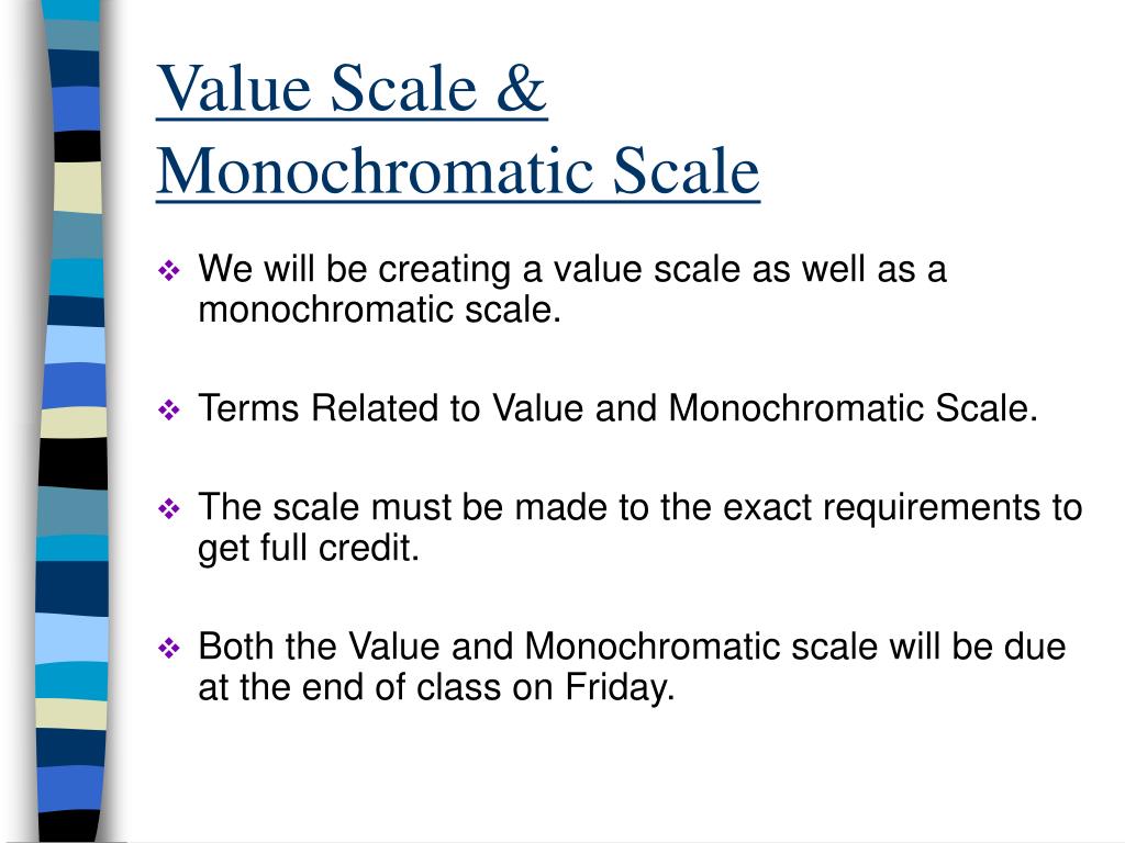 PPT - Value Scale & Monochromatic Scale PowerPoint Presentation - ID ...