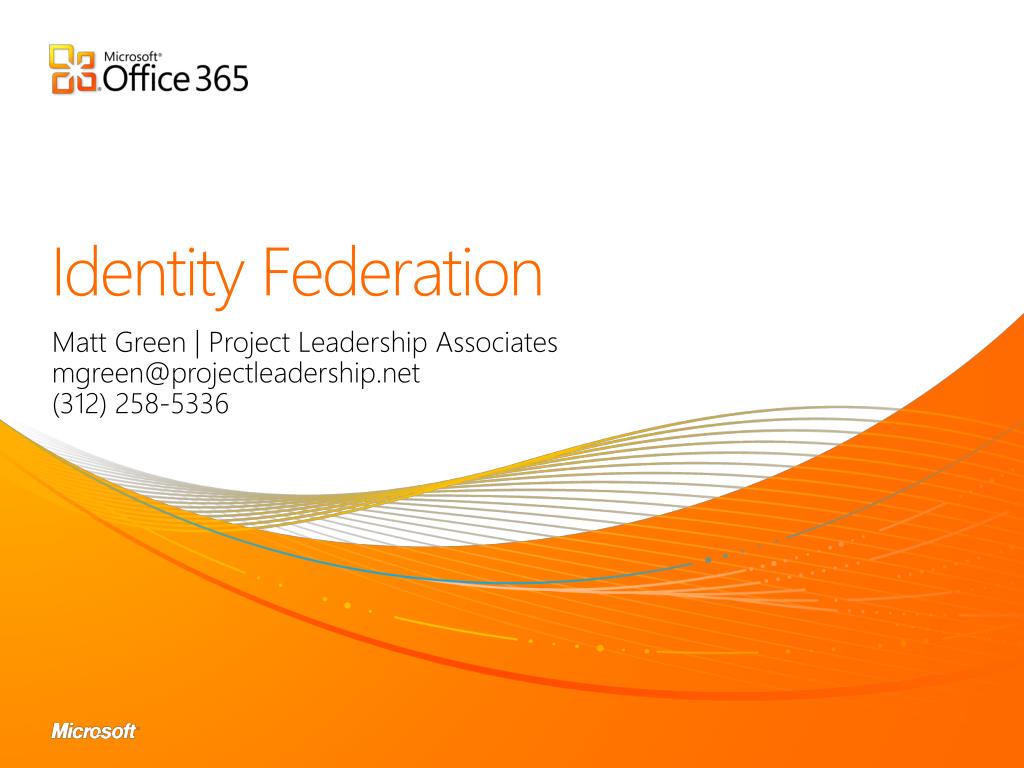 PPT - Identity Federation PowerPoint Presentation, free download - ID ...