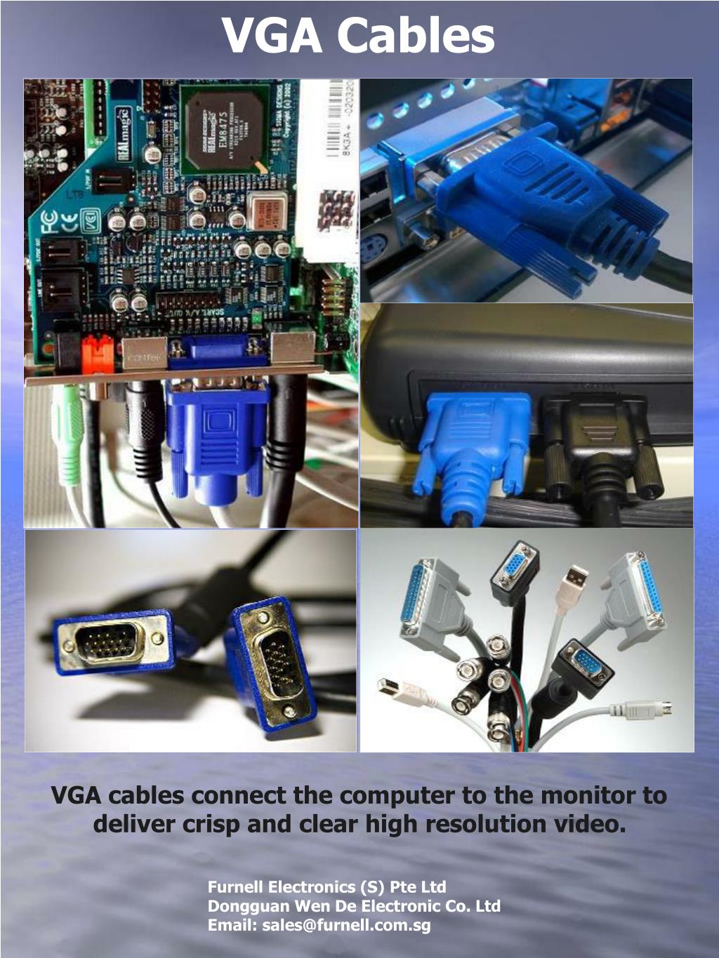 PPT - VGA Cables PowerPoint Presentation, free download - ID:6645445