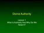 PPT - Divine Authority PowerPoint Presentation, free download - ID:1182514
