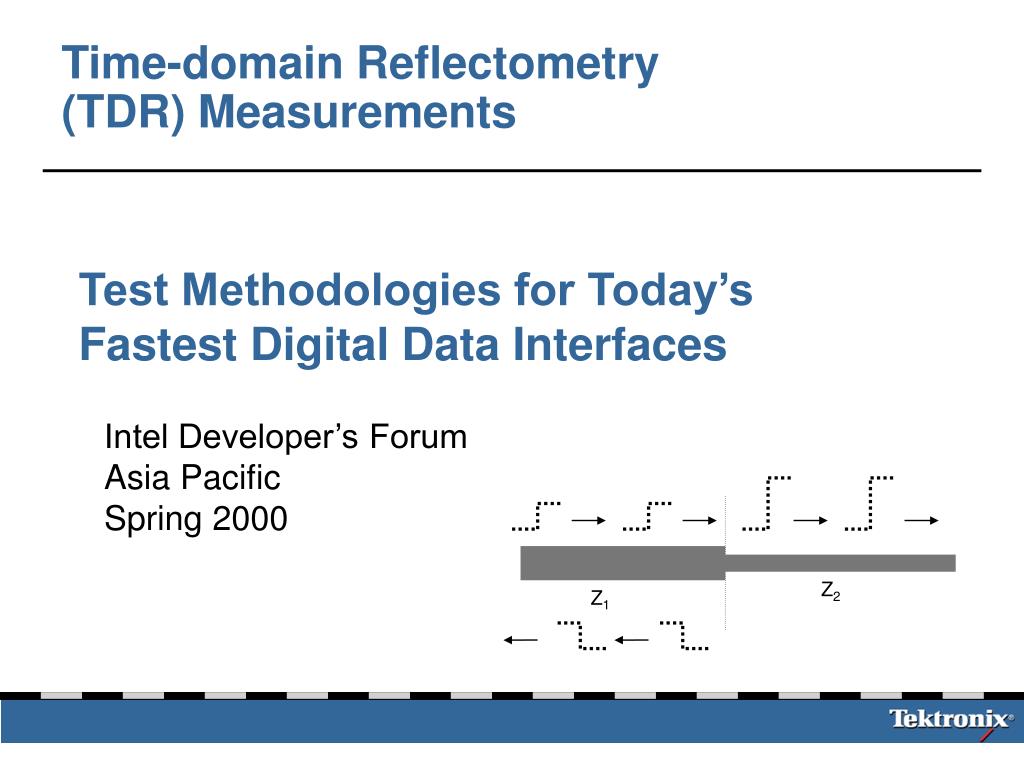 PPT - Time-domain Reflectometry (TDR) Measurements PowerPoint ...