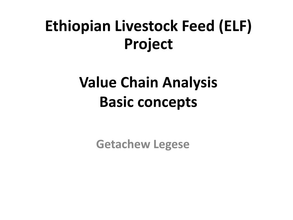 PPT - Value Chain Analysis Basic concepts PowerPoint Presentation, free ...