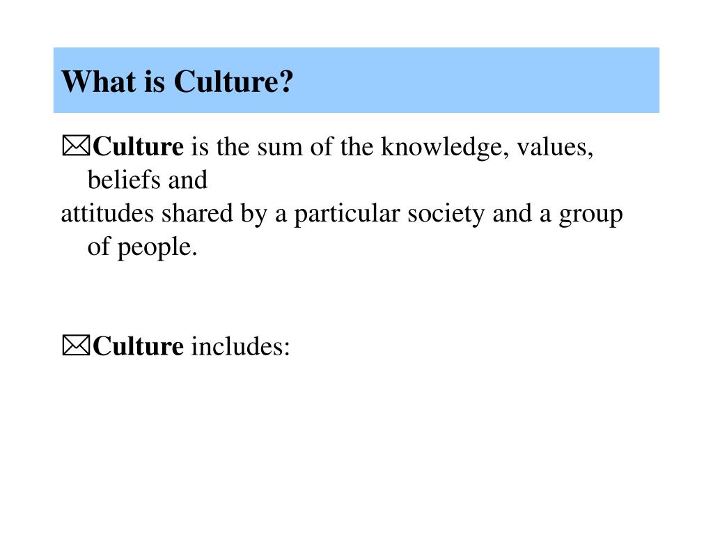 PPT - What is Culture? PowerPoint Presentation, free download - ID:6648264