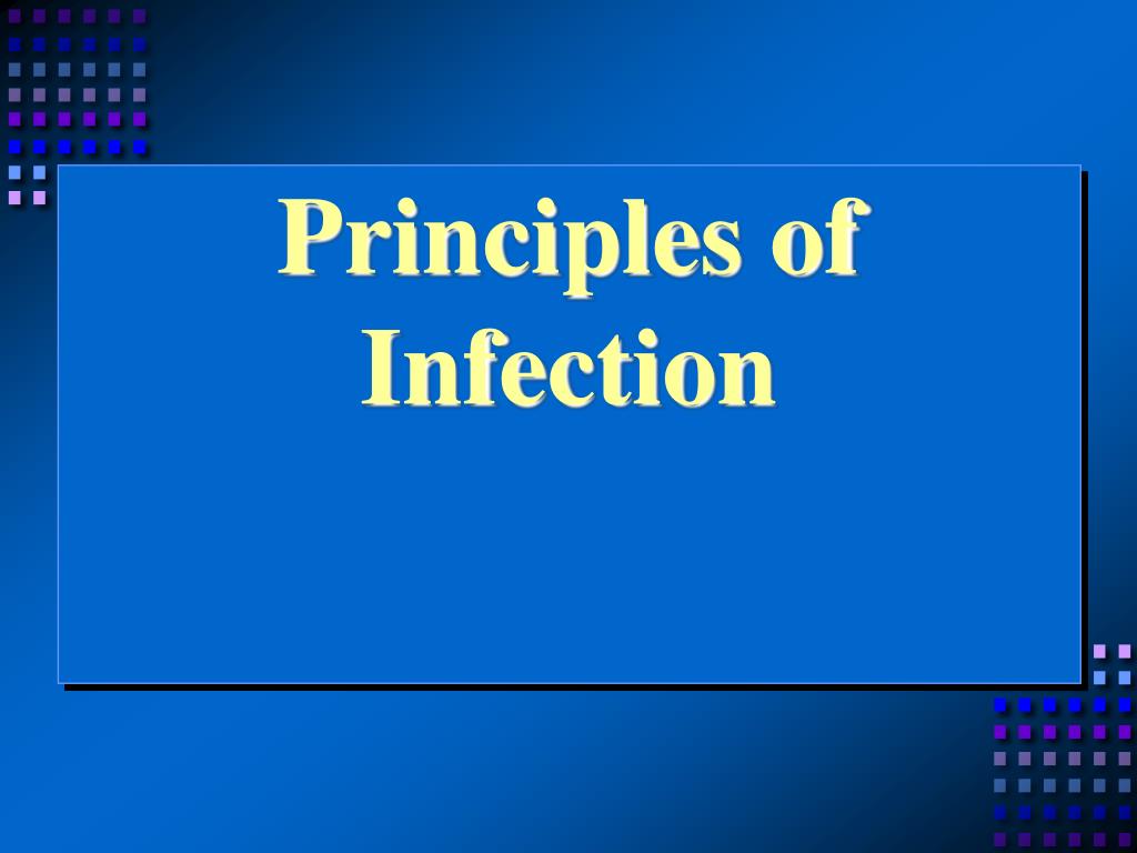 PPT - Principles of Infection PowerPoint Presentation, free download ...