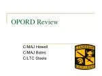 PPT - OPERATIONS ORDER (OPORD) PowerPoint Presentation, free download ...