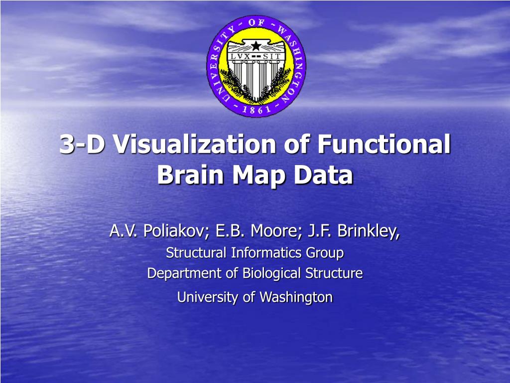 PPT - 3-D Visualization of Functional Brain Map Data PowerPoint ...