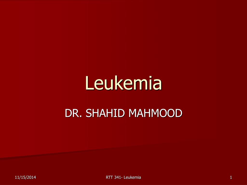 PPT - Leukemia PowerPoint Presentation, free download - ID:6650303